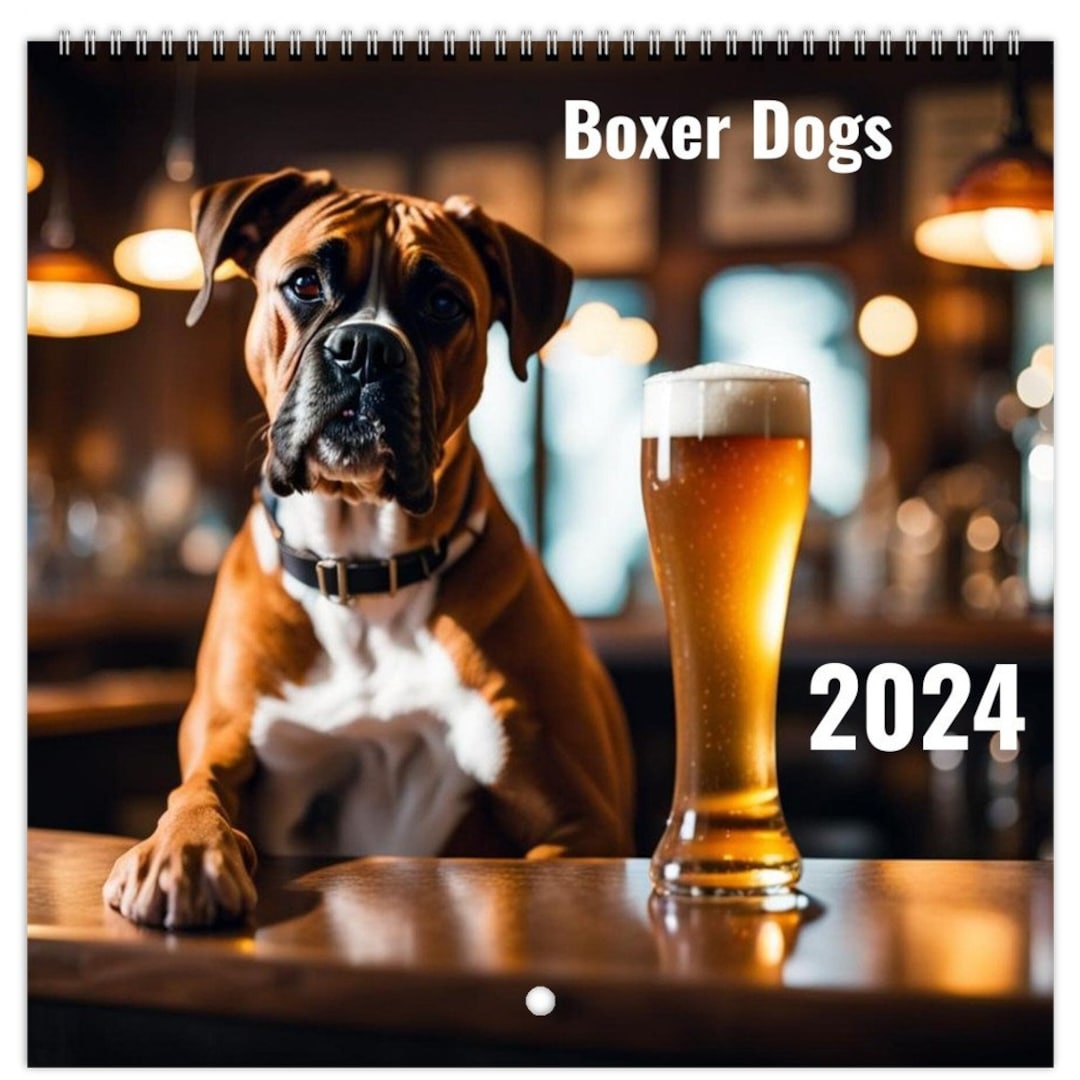 Boxer Dogs US Edition, 2024 or 2025 Wall Calendars US & CA Edition - Etsy