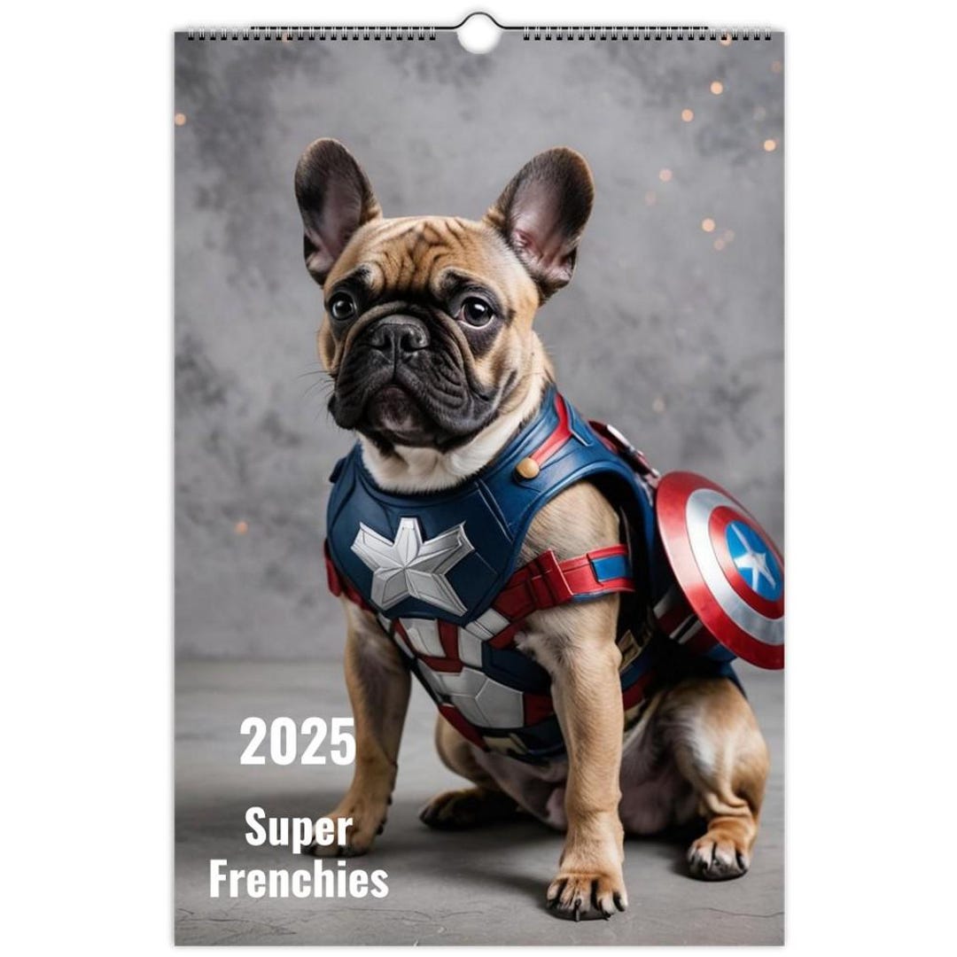 Super Frenchies Bulldogs, Wall Calendars - Etsy