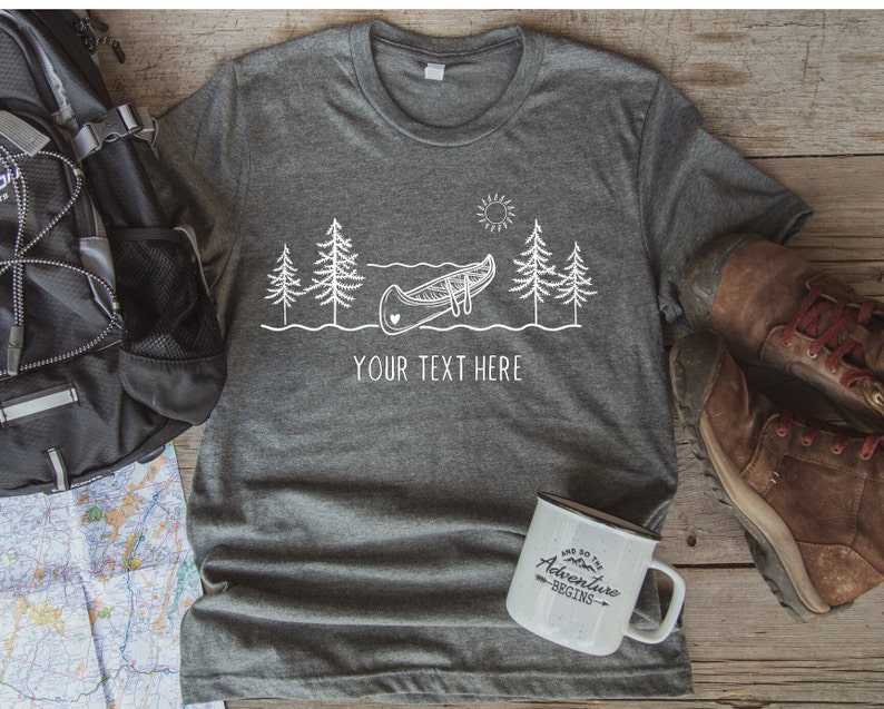 PERSONALIZED CANOE SHIRT, Canoe Tshirt, Adventure Shirt, Camping Shirts ...