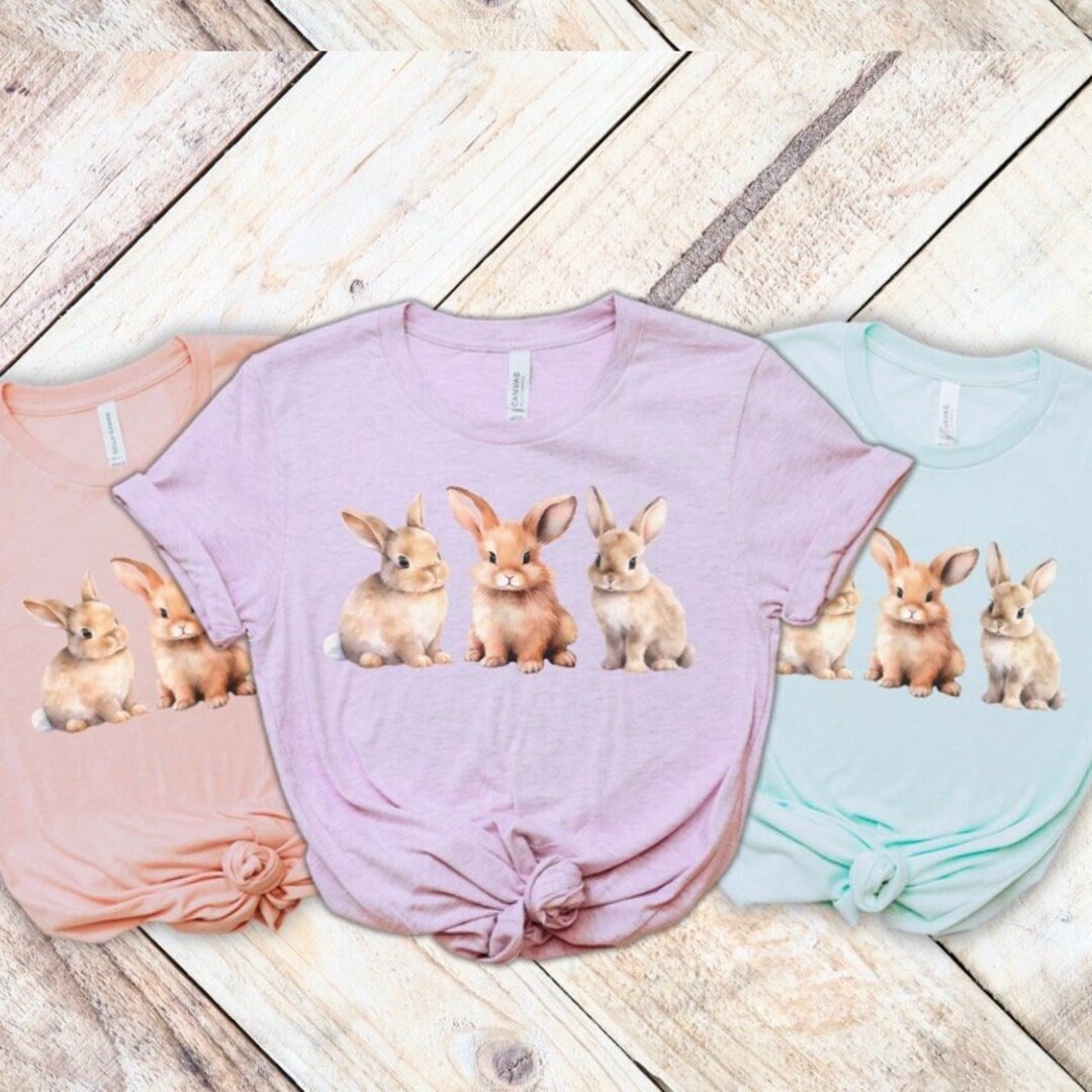 Bunny Shirt, Easter Bunny Shirt, Easter Shirt, Croquet Shirt, Cute ...