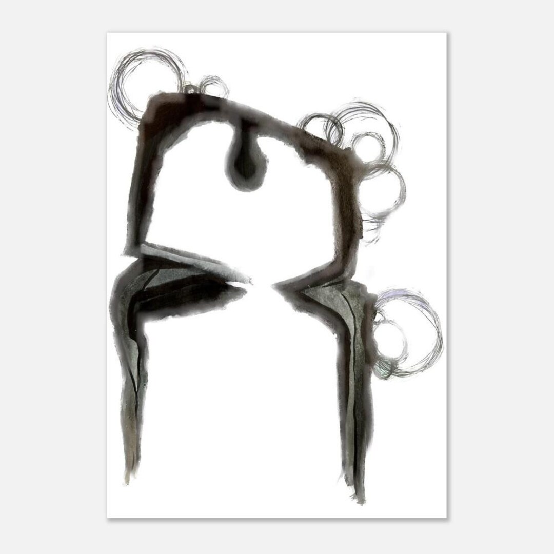 Mindfulness Watercolor Art Print Mental Health Wall Decor Self-care ...