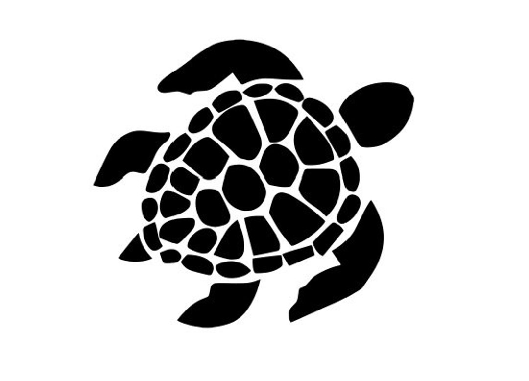 Sea Turtle Vinyl Sticker - Etsy