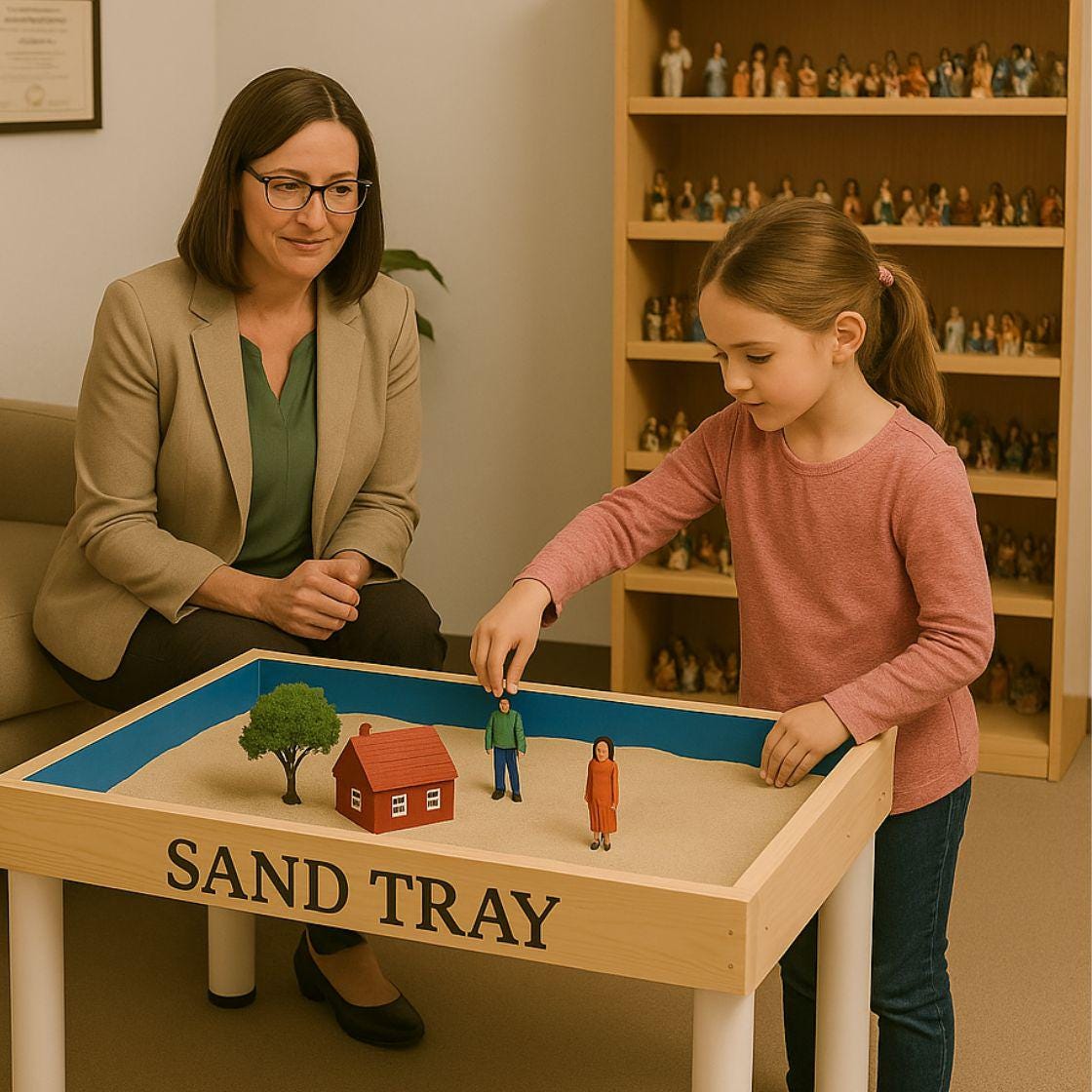 Jungian Sand Tray Table: Dora Kalff Therapy, Creative Play - Etsy
