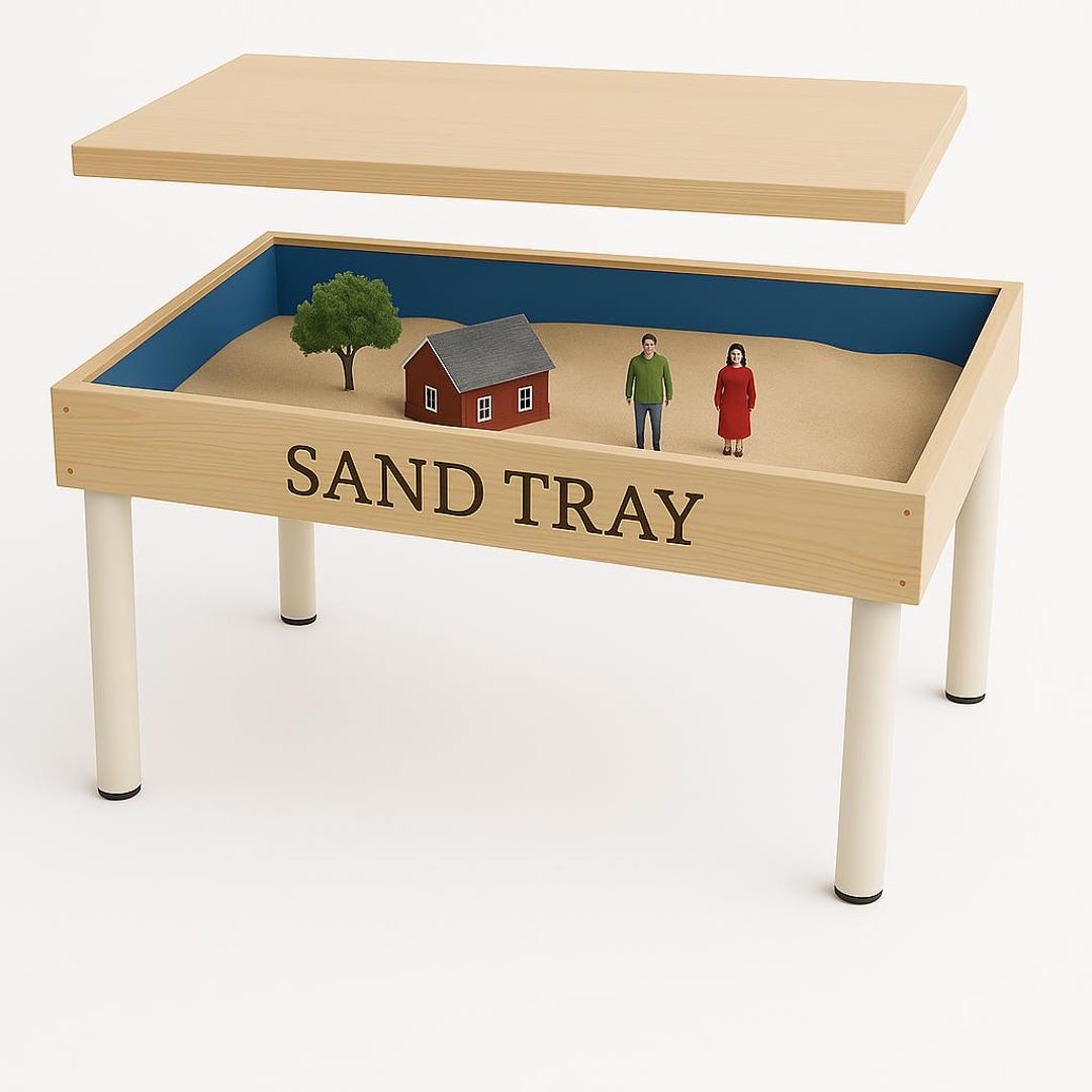 Jungian Sand Tray Table: Dora Kalff Therapy, Creative Play - Etsy