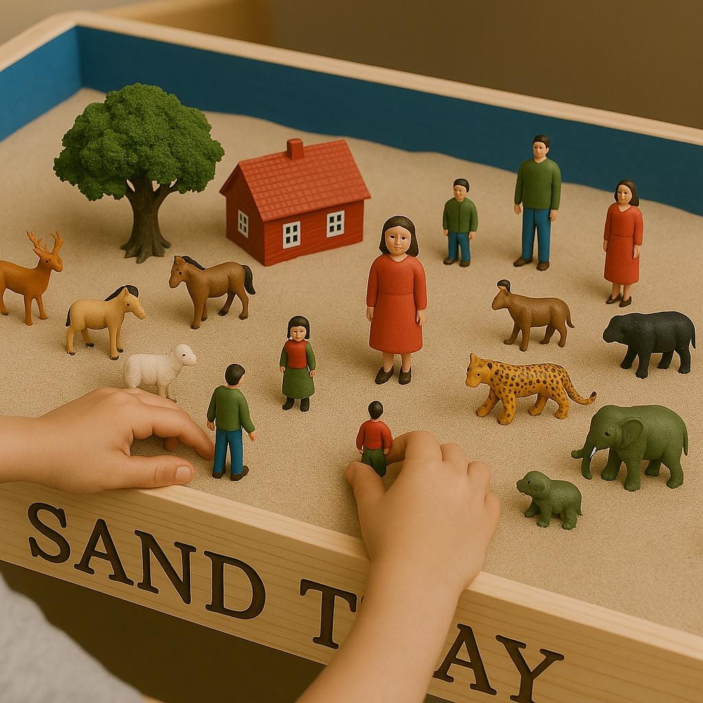 Jungian Sand Tray Table: Dora Kalff Therapy, Creative Play - Etsy