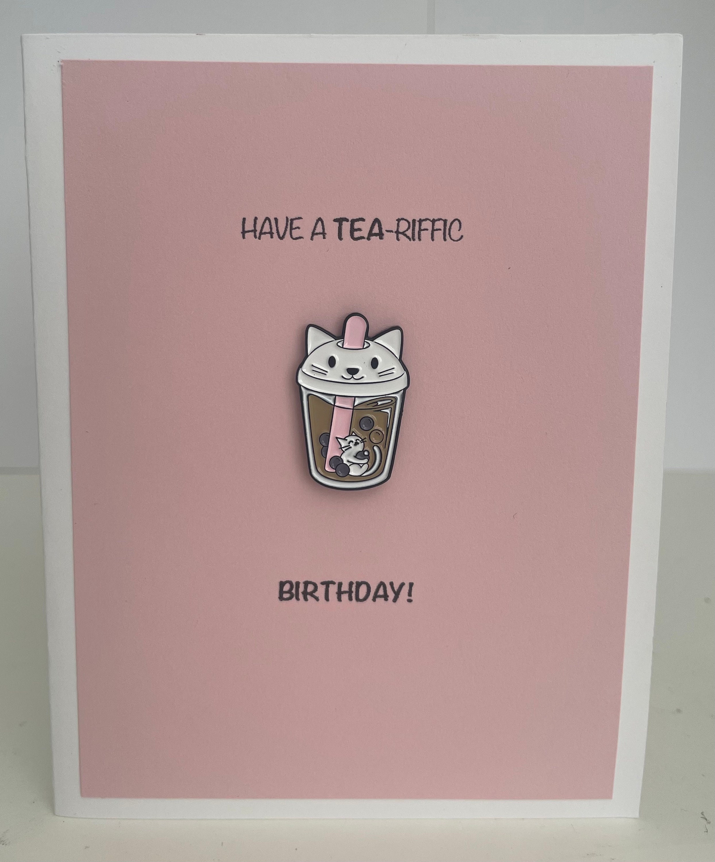 Have A Tea-riffic Birthday Card - Etsy