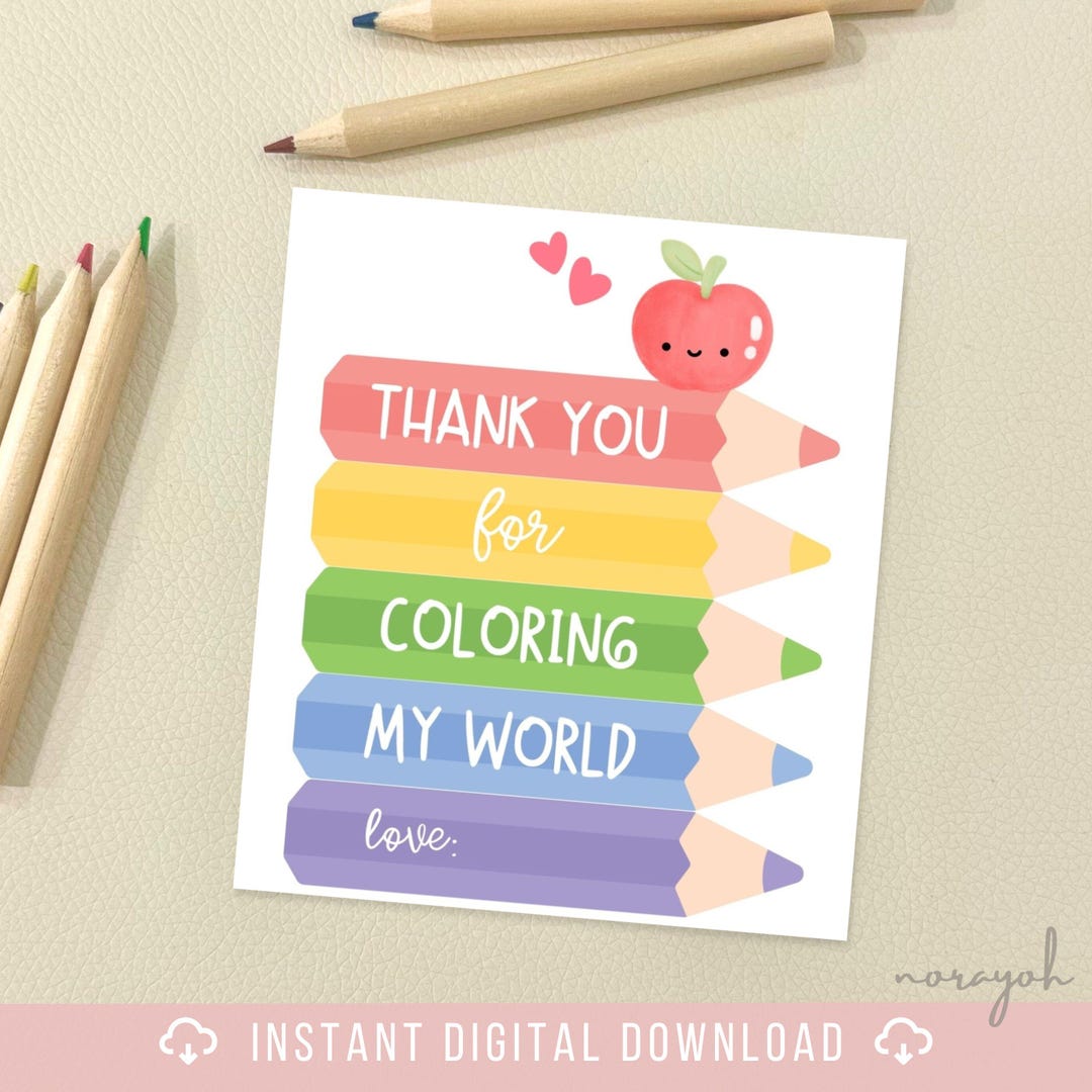 END OF YEAR Gift Printable | School Kids Party Favor Gift Tag ...