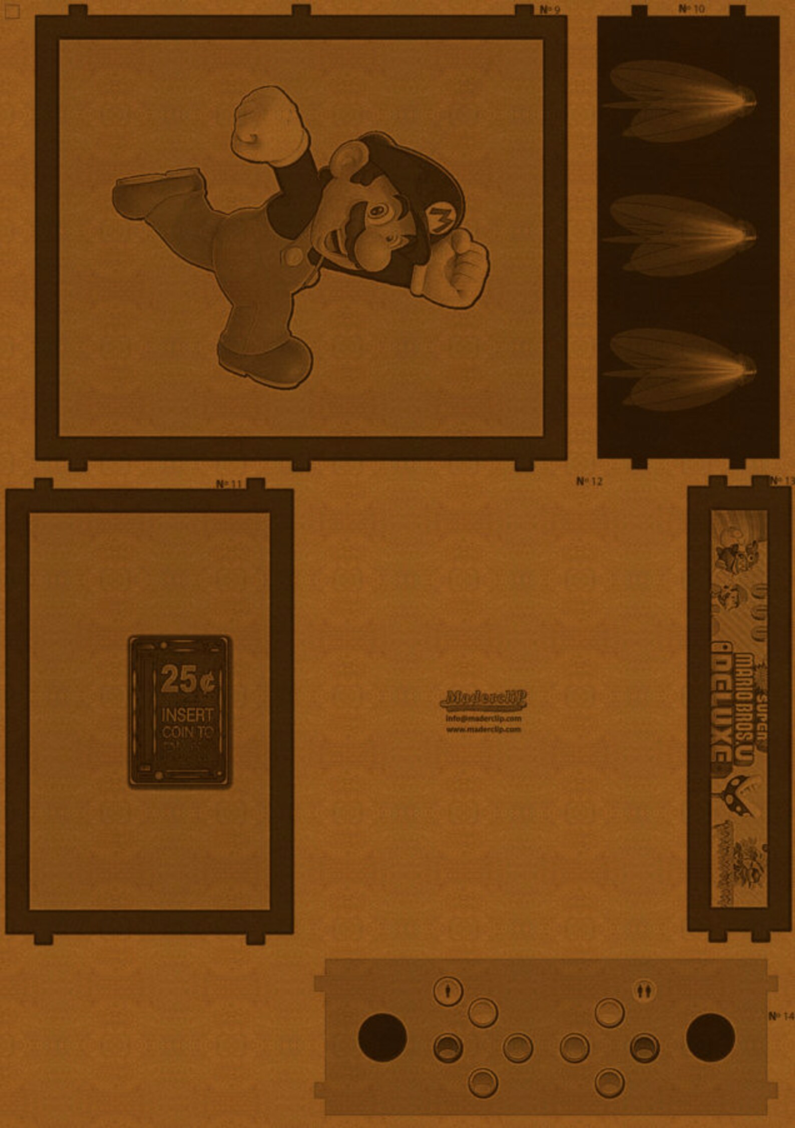 Piggy Bank Arcade Machine Mario Bros Vector and Laser Engraving - Etsy