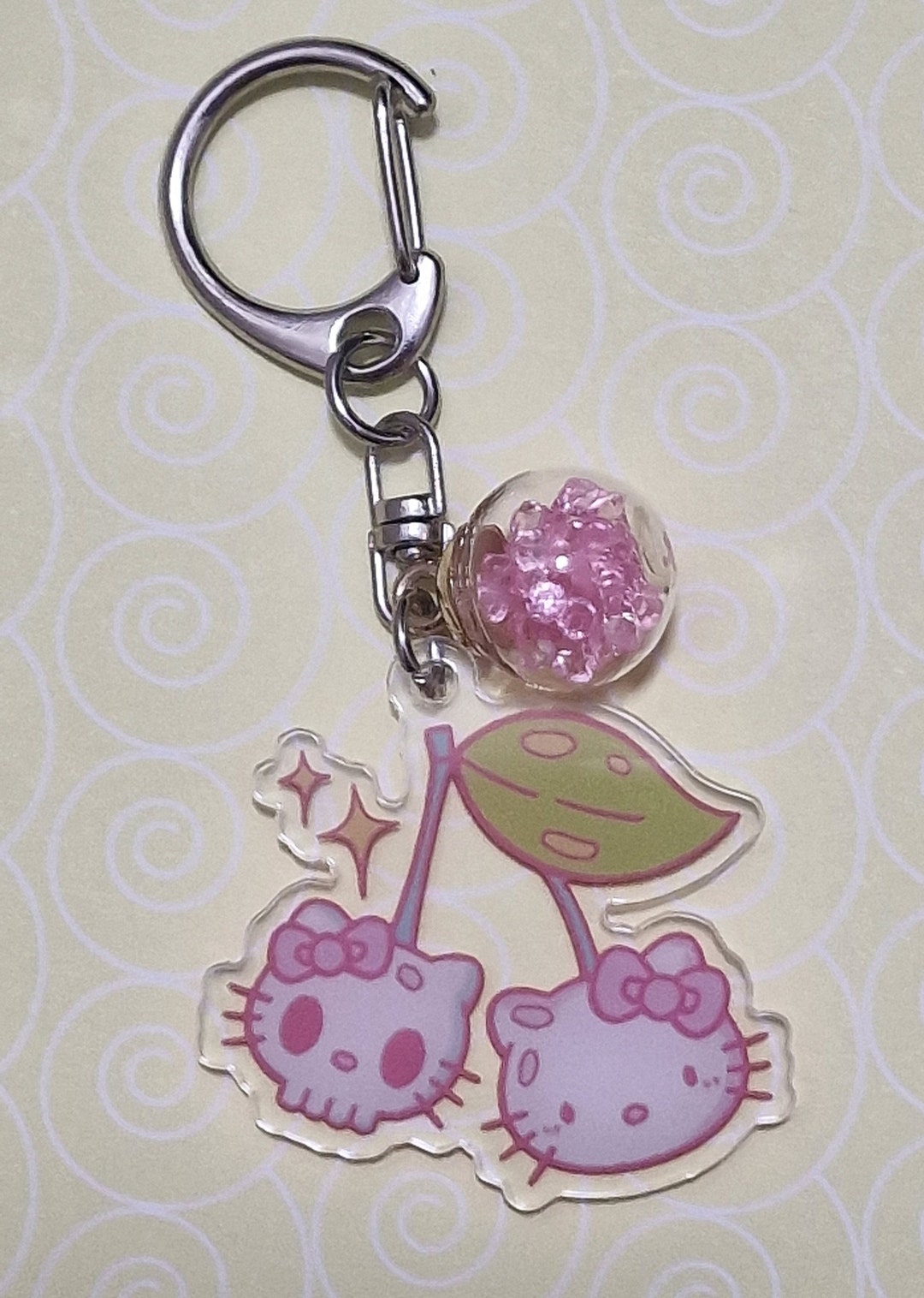 Hello Kitty and Friends Cherry Theme Keyring - Etsy