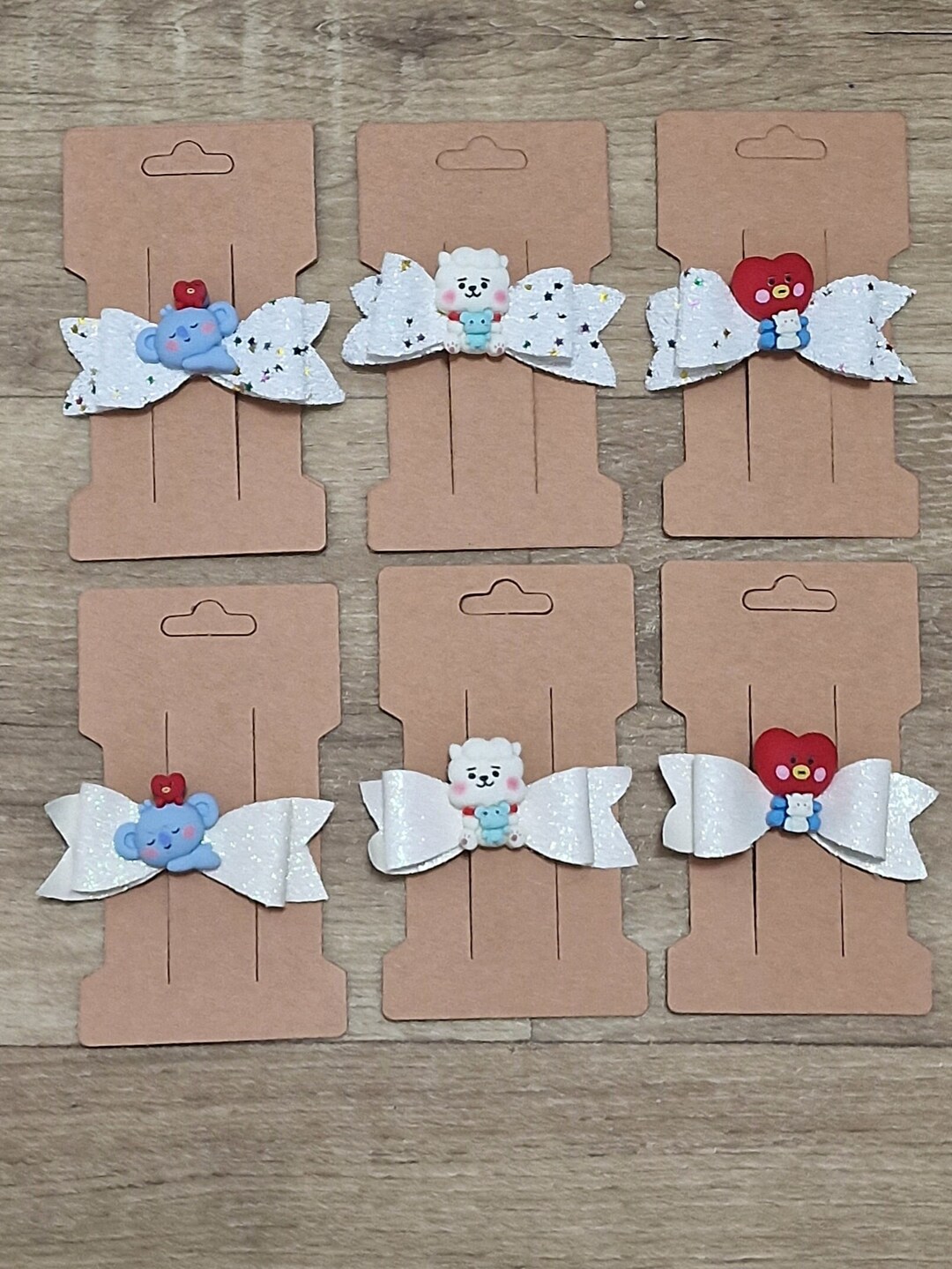 BT21 Character Hair Clip - Etsy