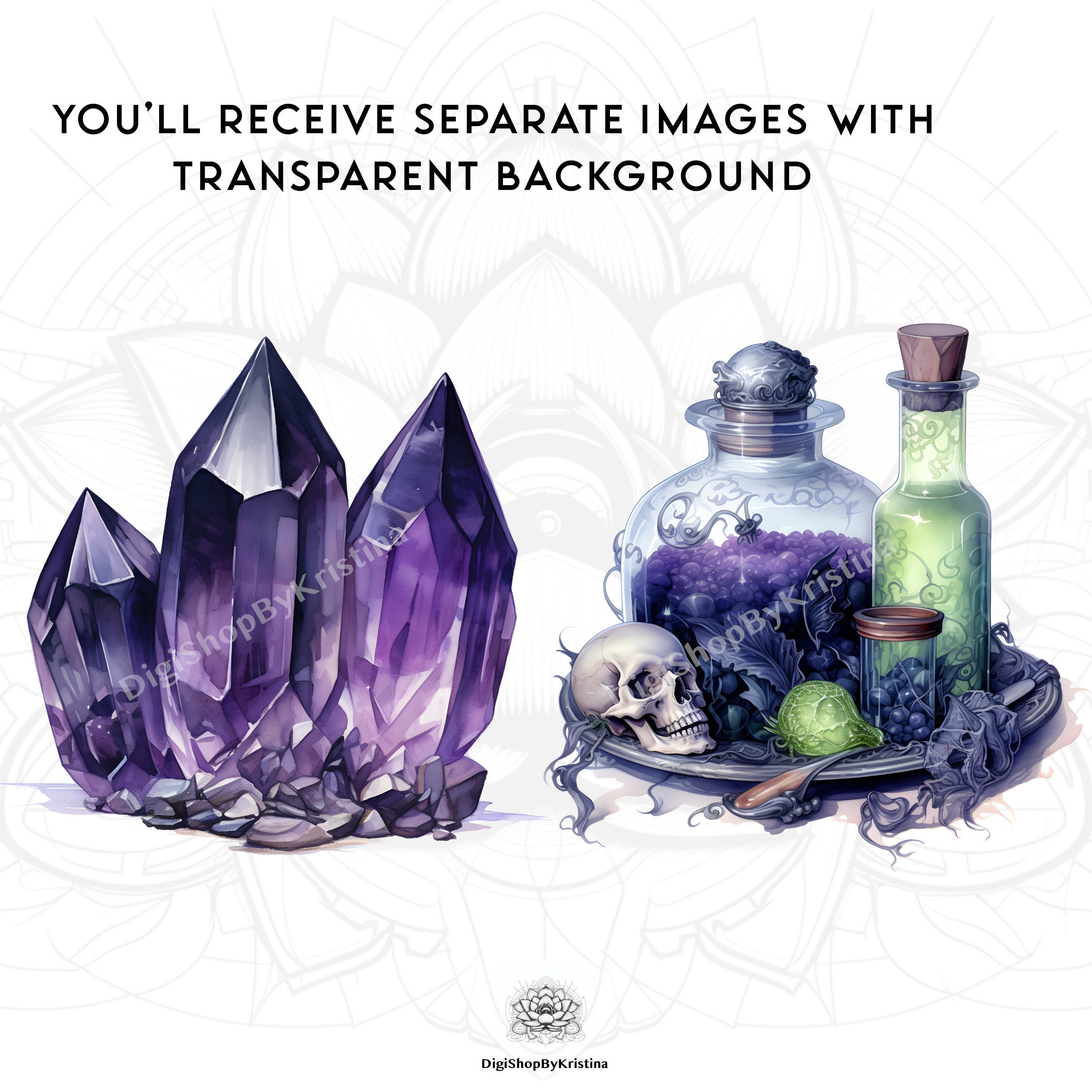 Witch Essentials Clipart Set Witch Town Clipart 25 Pngs - Etsy