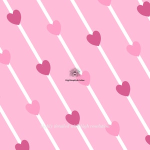 Basic Patterns: Pink & Berry Valentine's Day Seamless Patterns | Heart ...