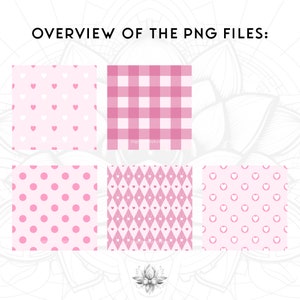 Basic Patterns: Pink & Berry Valentine's Day Seamless Patterns | Heart ...