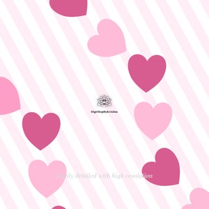 Basic Patterns: Pink & Berry Valentine's Day Seamless Patterns Heart ...