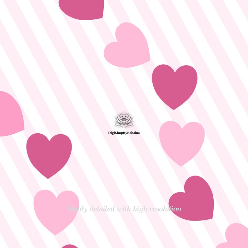 Basic Patterns: Pink & Berry Valentine's Day Seamless Patterns | Heart ...