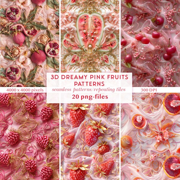 Cherry Pattern - Etsy