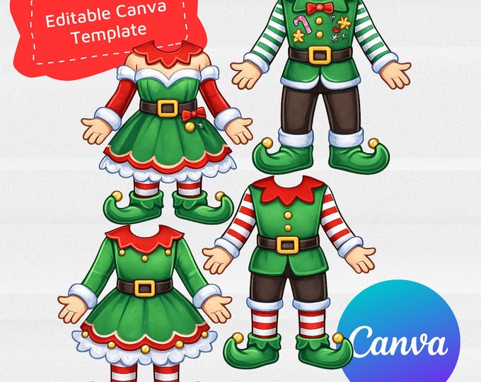 Custom Christmas Elf Nurse Scrubs Set Shirt Face Mask Pants Clothes ...