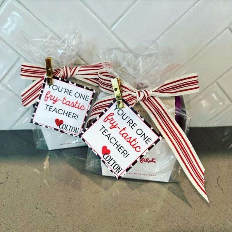 Fry-tastic Teacher Editable Appreciation Card – Instant Digital ...