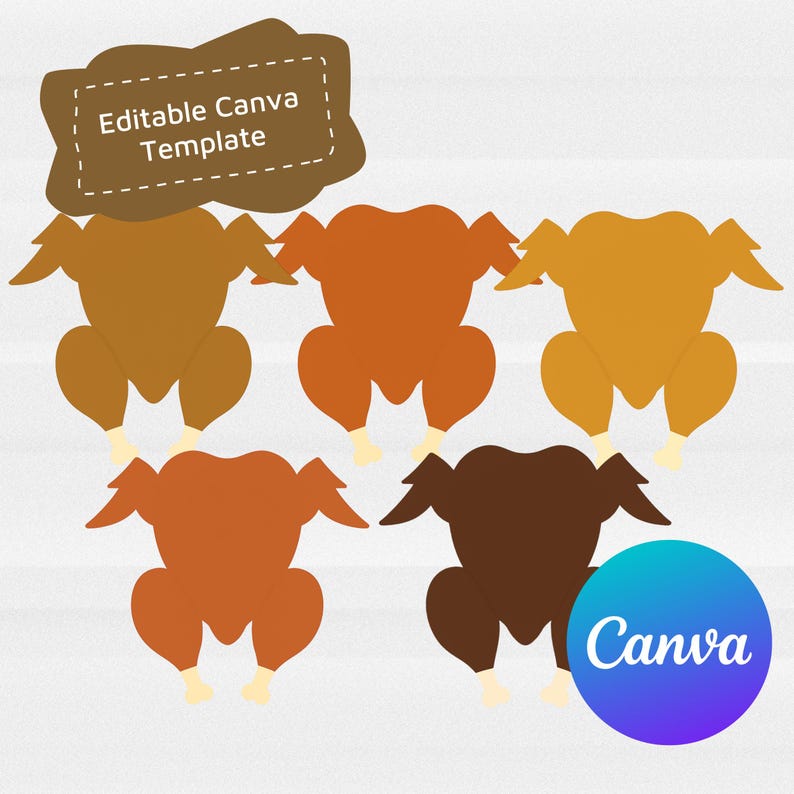 Put Your Friends on Turkeys DIY Garland • Friendsgiving & Thanksgiving ...