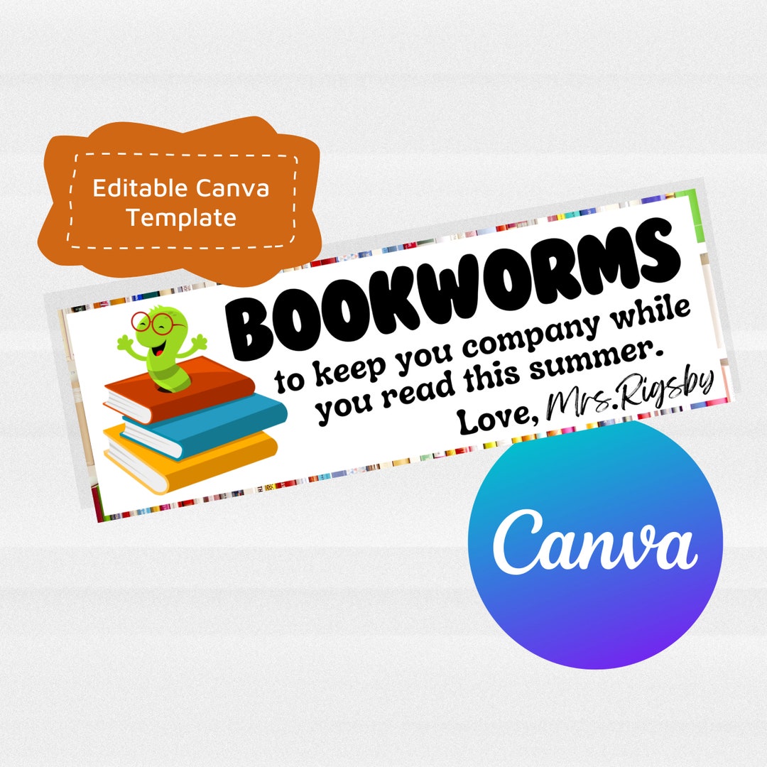 Encourage Summer Reading With Bookworms! - Teacher Gift to Student ...