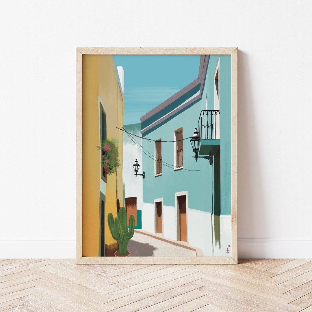 Yucatán Mexico, Mexico Illustration Poster, Mexico Art Print, Mexico ...