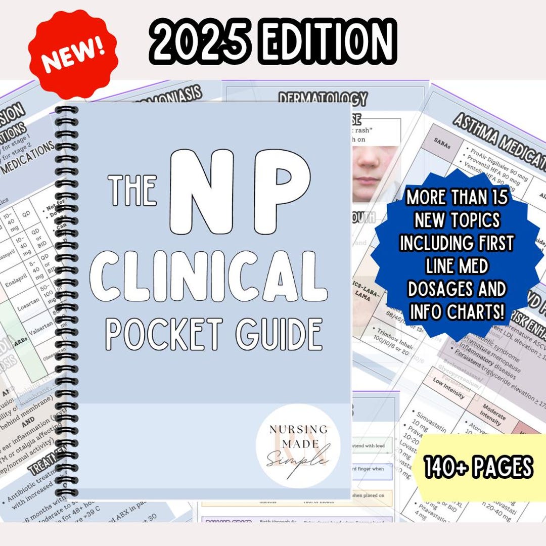 2025 Edition NP Pocket Guide/family Nurse Practitioner Clinical Pocket ...