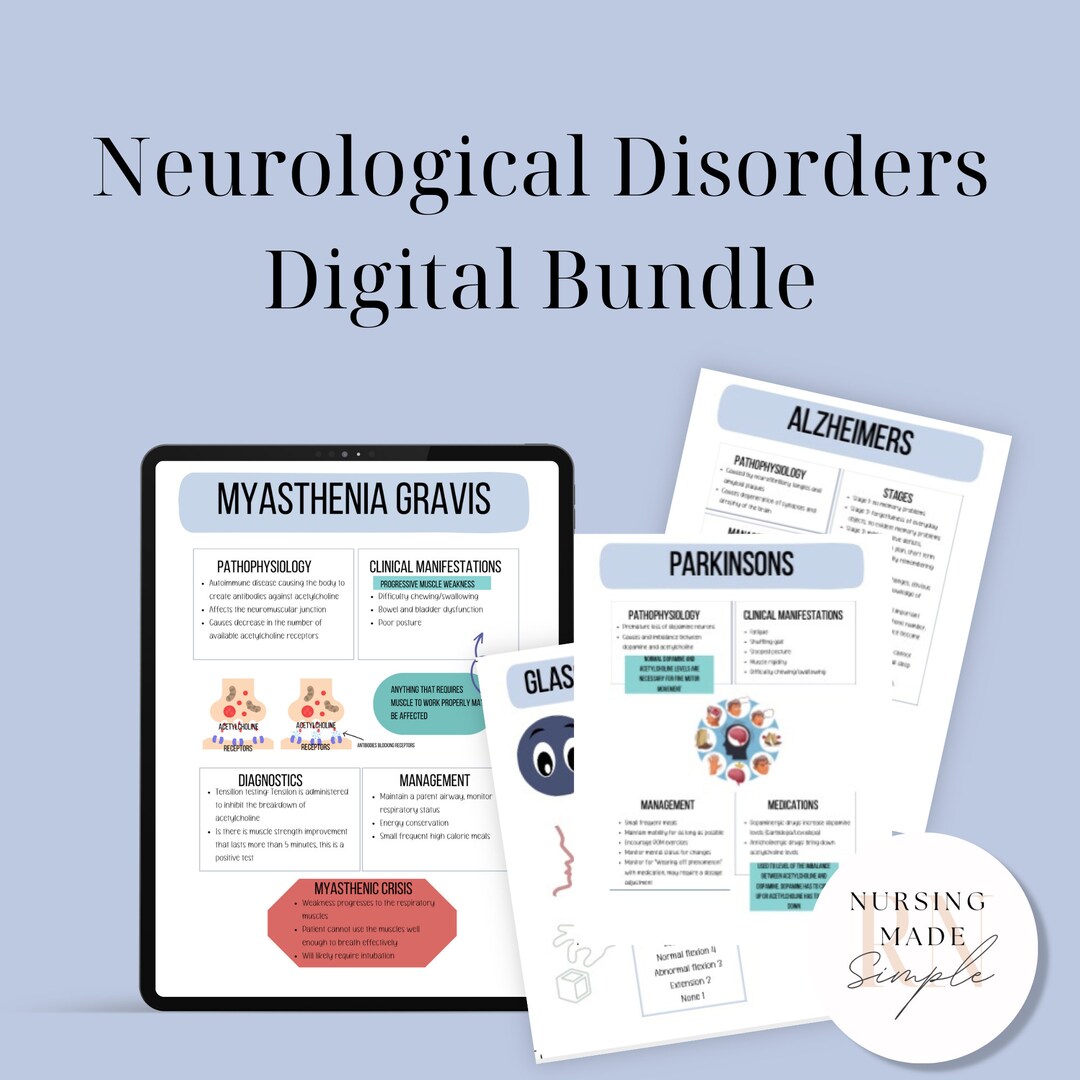 Neurological Disorders/neuro Disorders/nursing Notes/nursing School ...