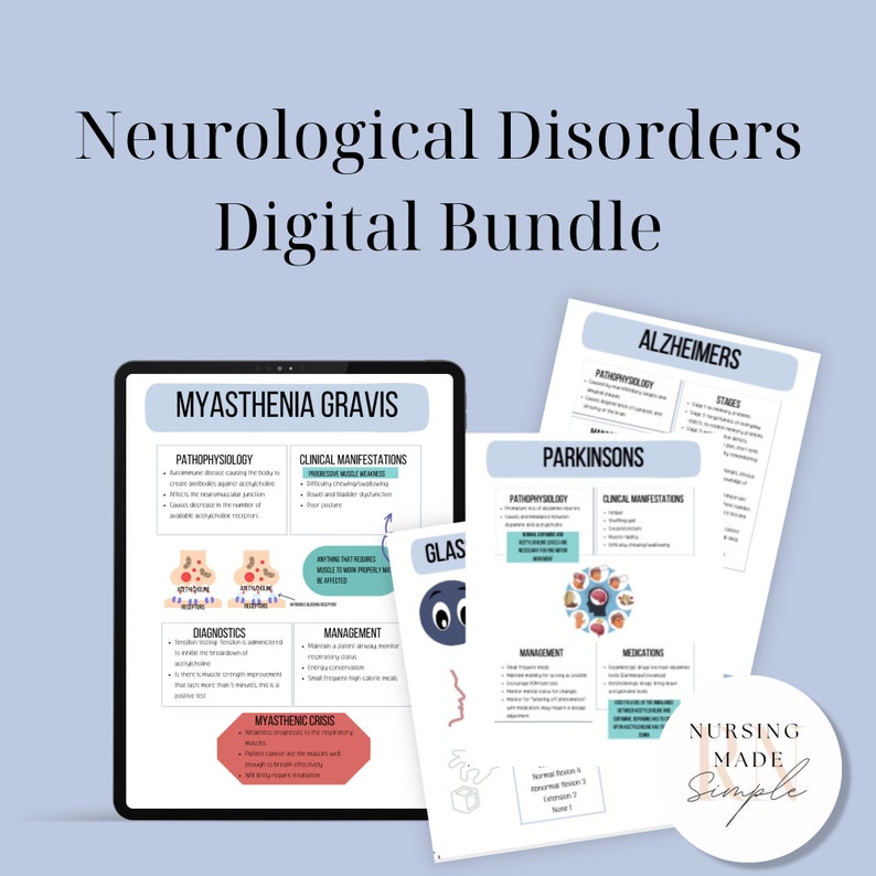 Neurological Disorders/neuro Disorders/nursing Notes/nursing School ...