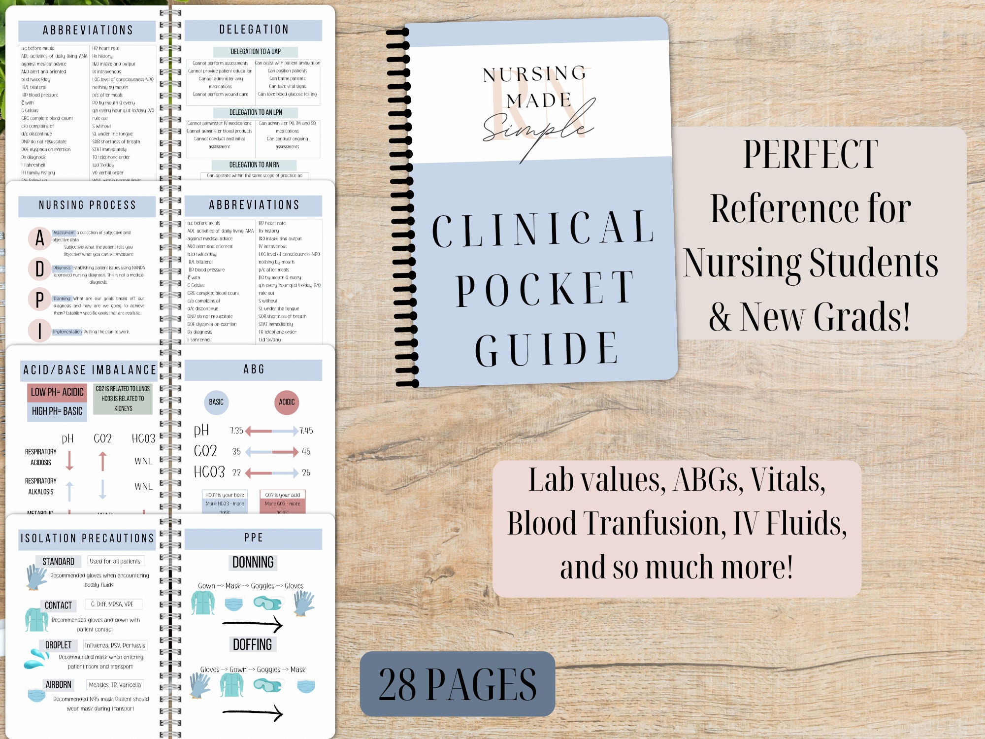 Bundle Comprehensive Nursing School Guide and Clinical Pocket Guide ...