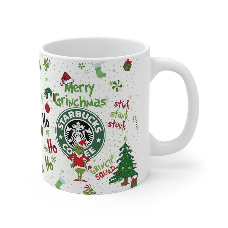 Grinch Coffee Mug, Grinch Inspired, Grinch Squad Mug, Holiday Coffee ...