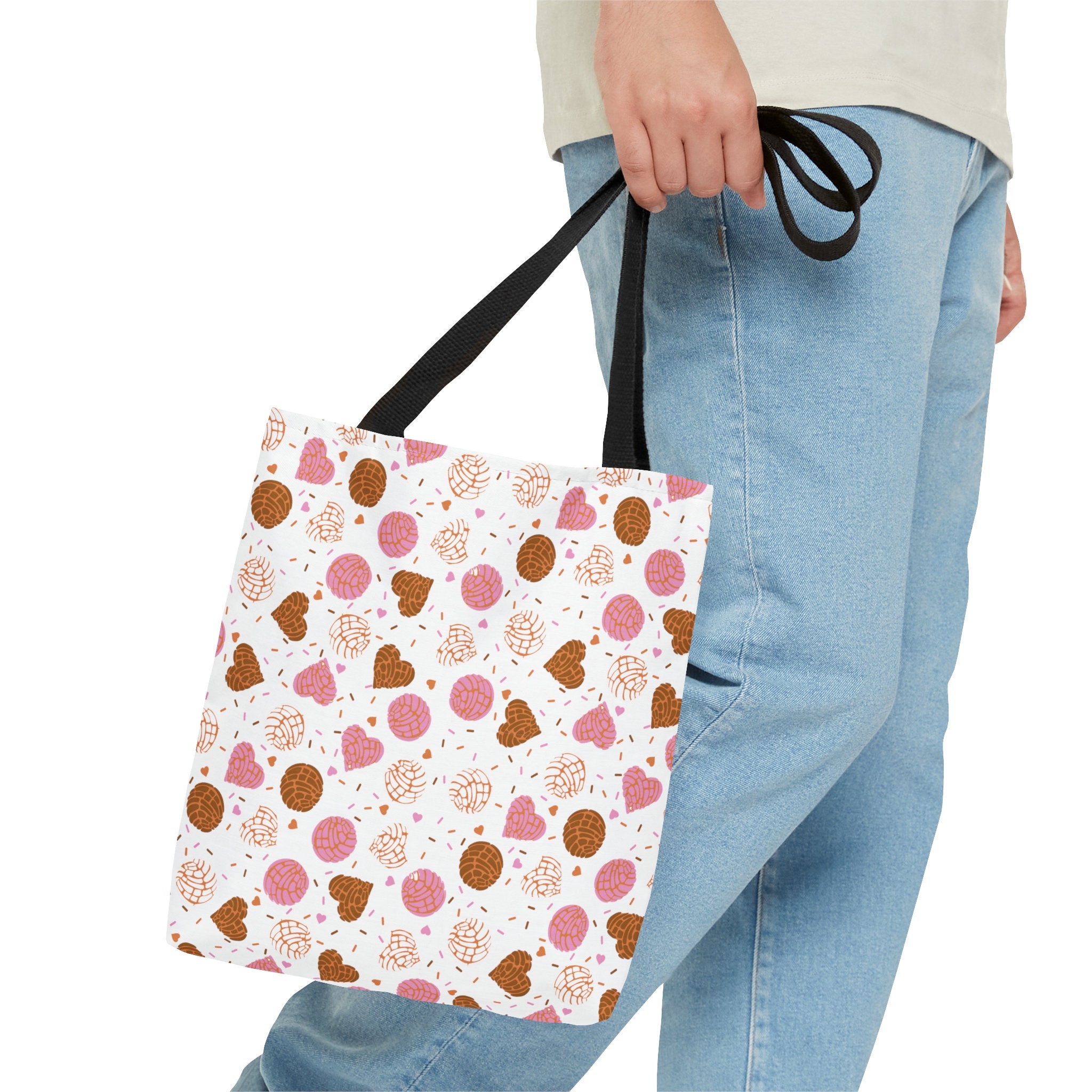 Pan Dulce Tote Bag, Heart Concha Bag, Mexican Sweetbread Tote, Latina ...
