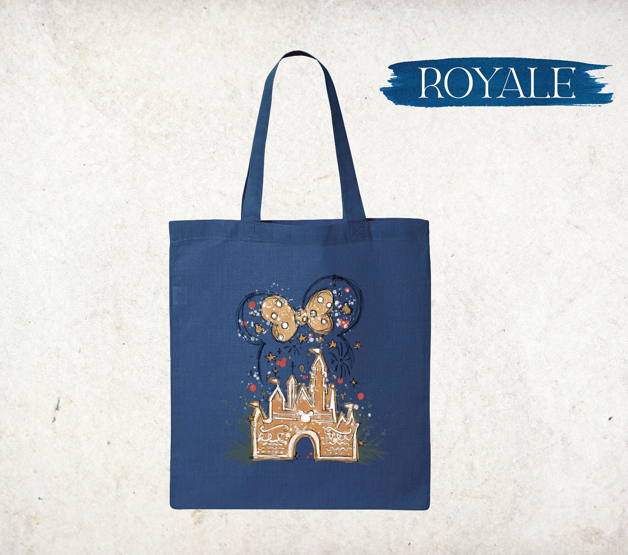 Disney Watercolor Castle Tote Bag, Disney Minnie Tote Bag, Disney Trip ...