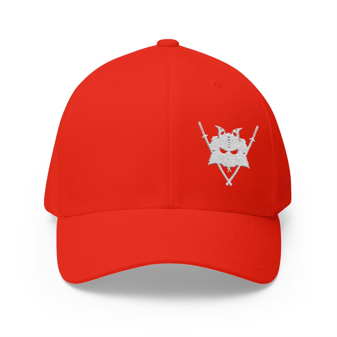 Embroidered Red Ronin Cap - Etsy