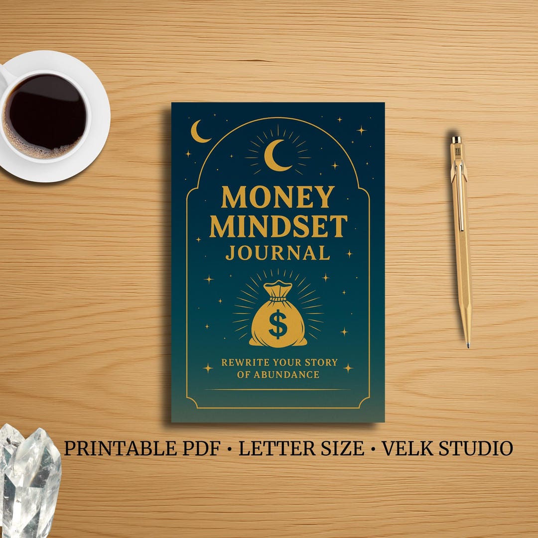 Money Mindset Journal Printable • Manifest Wealth & Abundance • Law of ...