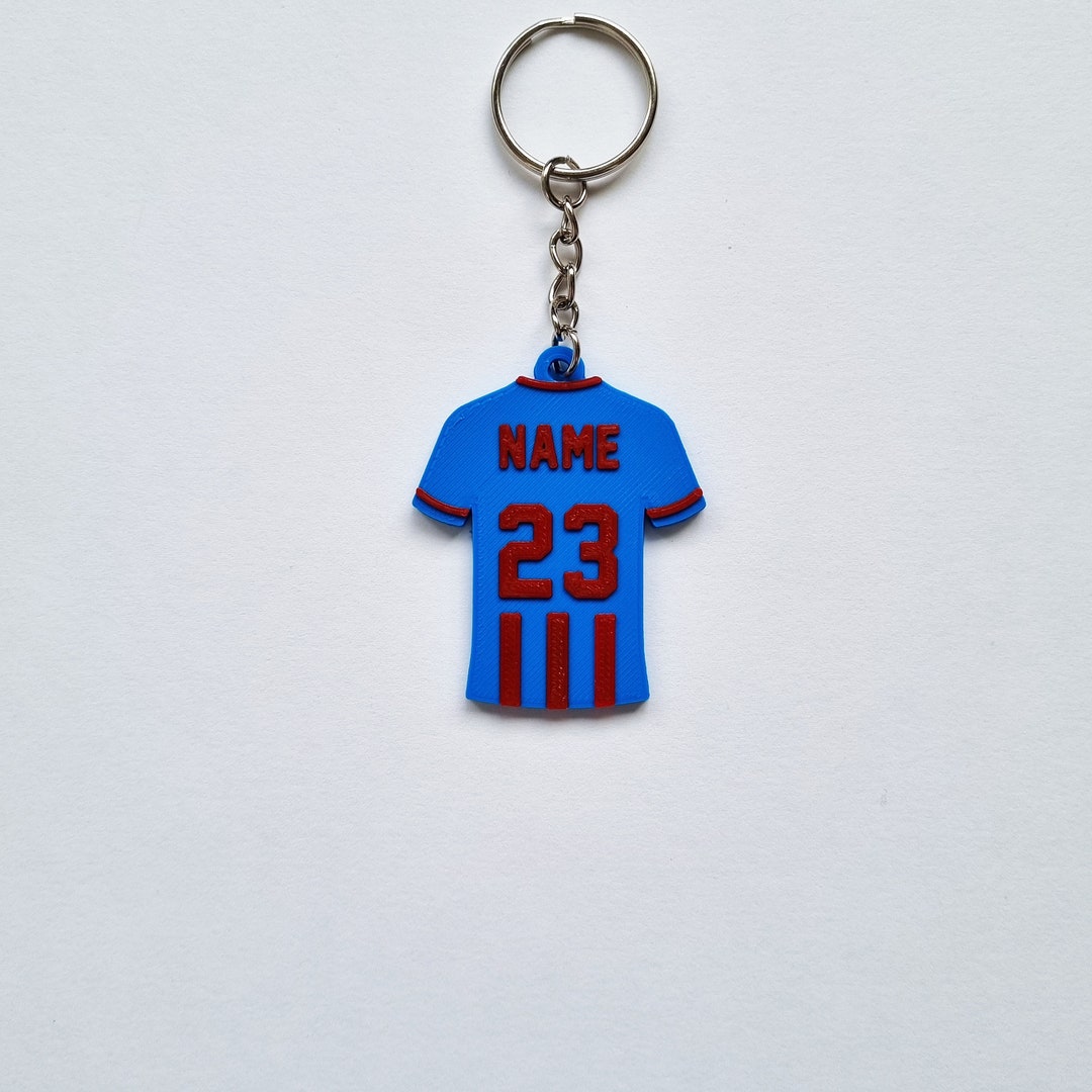 Jersey 05 Keychain Initials Personalized | Keyring | Name Tag - Etsy UK