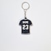 Jersey Keychain Initials Personalized | Keyring | Name Tag - Etsy