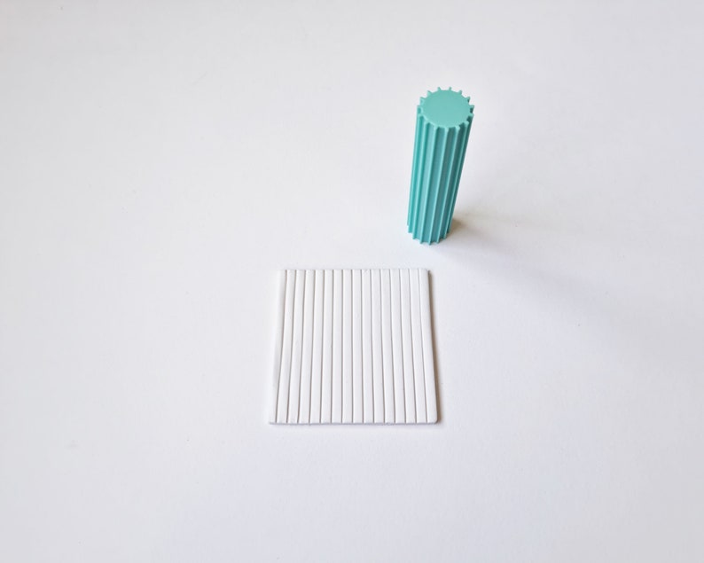 Lines Pattern Polymer Clay Texture Roller | Jewellery Making Tool - Etsy