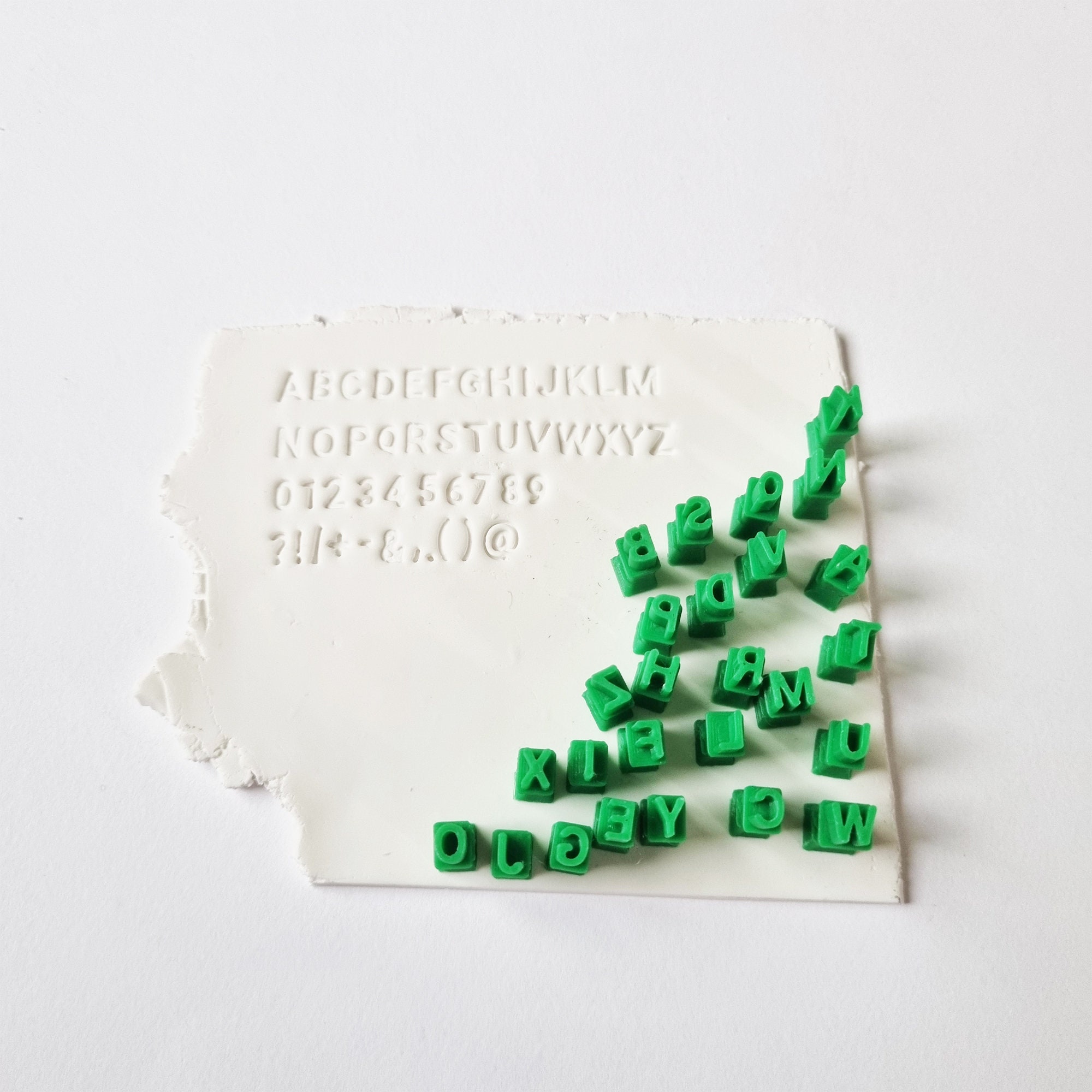 Alphabet Polymer Clay Stamps Clay Cutters Cookie Cutters Multiple Sizes ...