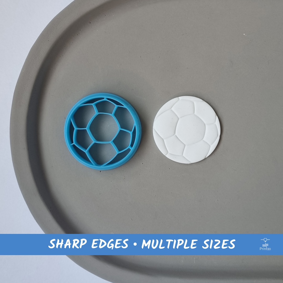 Football Ball Polymer Clay and Cookie Cutter - Multiple Sizes - Etsy