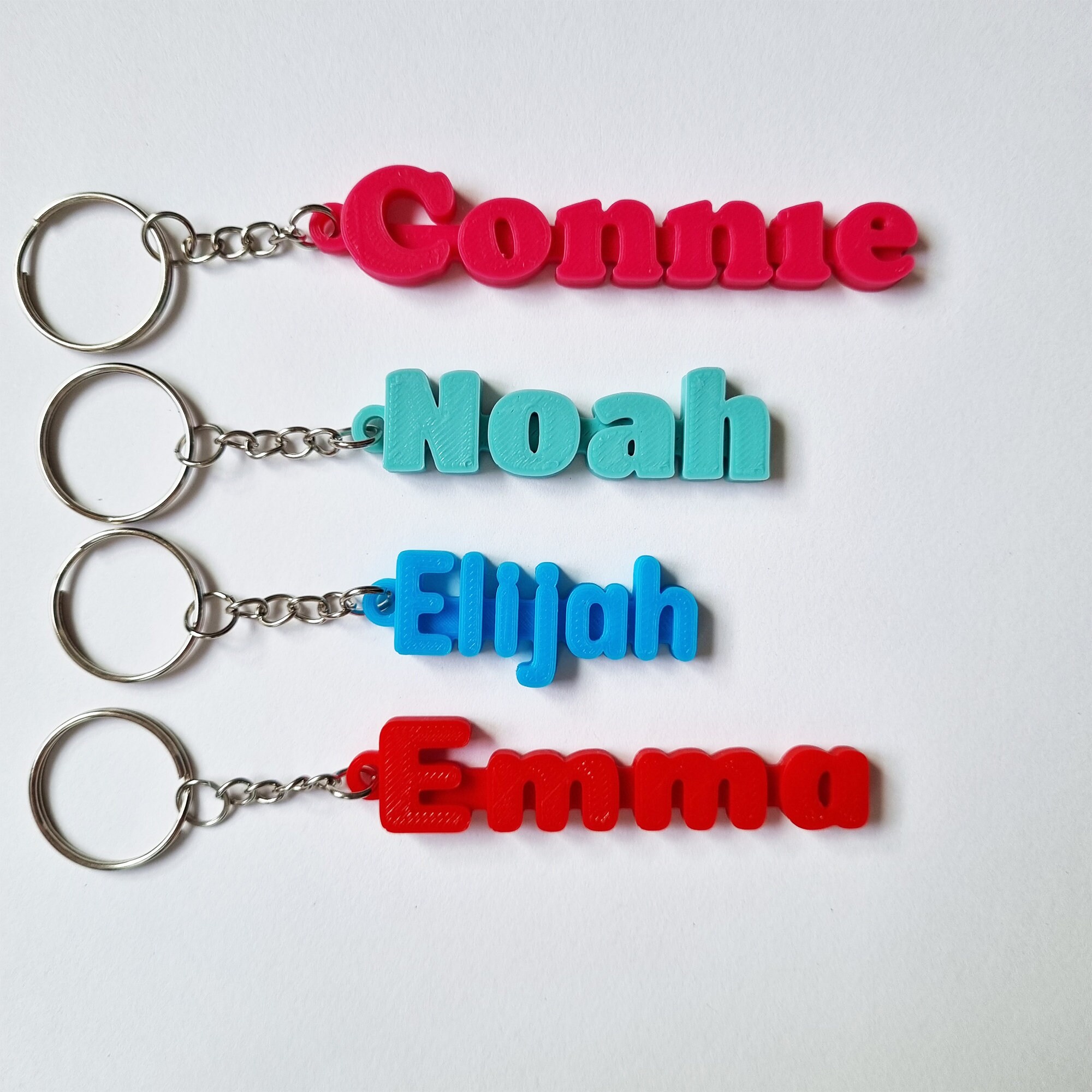Keychain 02 Personalized Keyring Name Tag - Etsy
