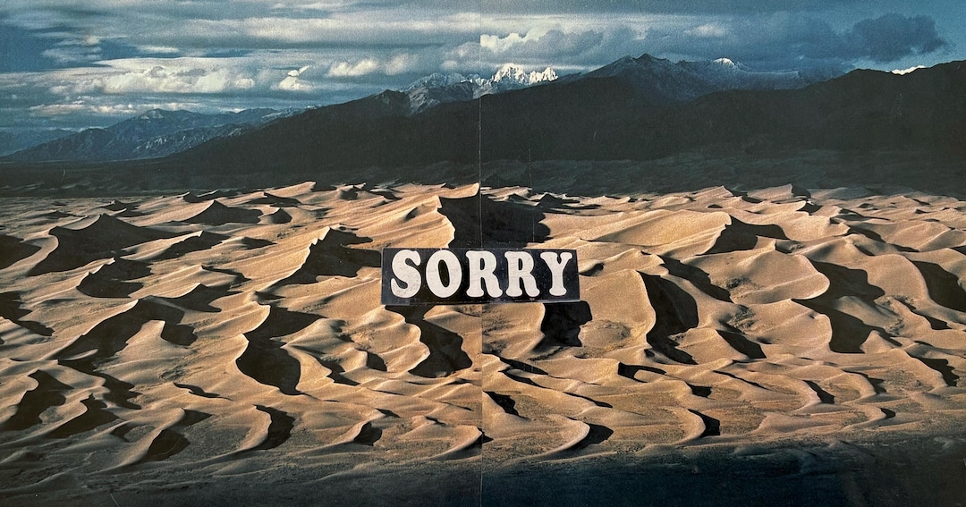 Sorry, Original Art Print - Etsy