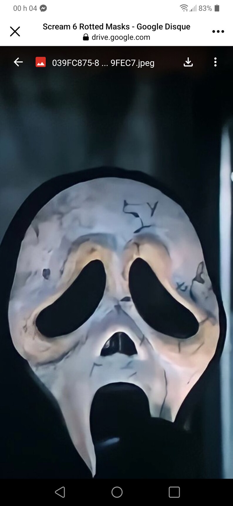 Ghostface Nancy Loomis Scream 6 Aged Mask - Etsy