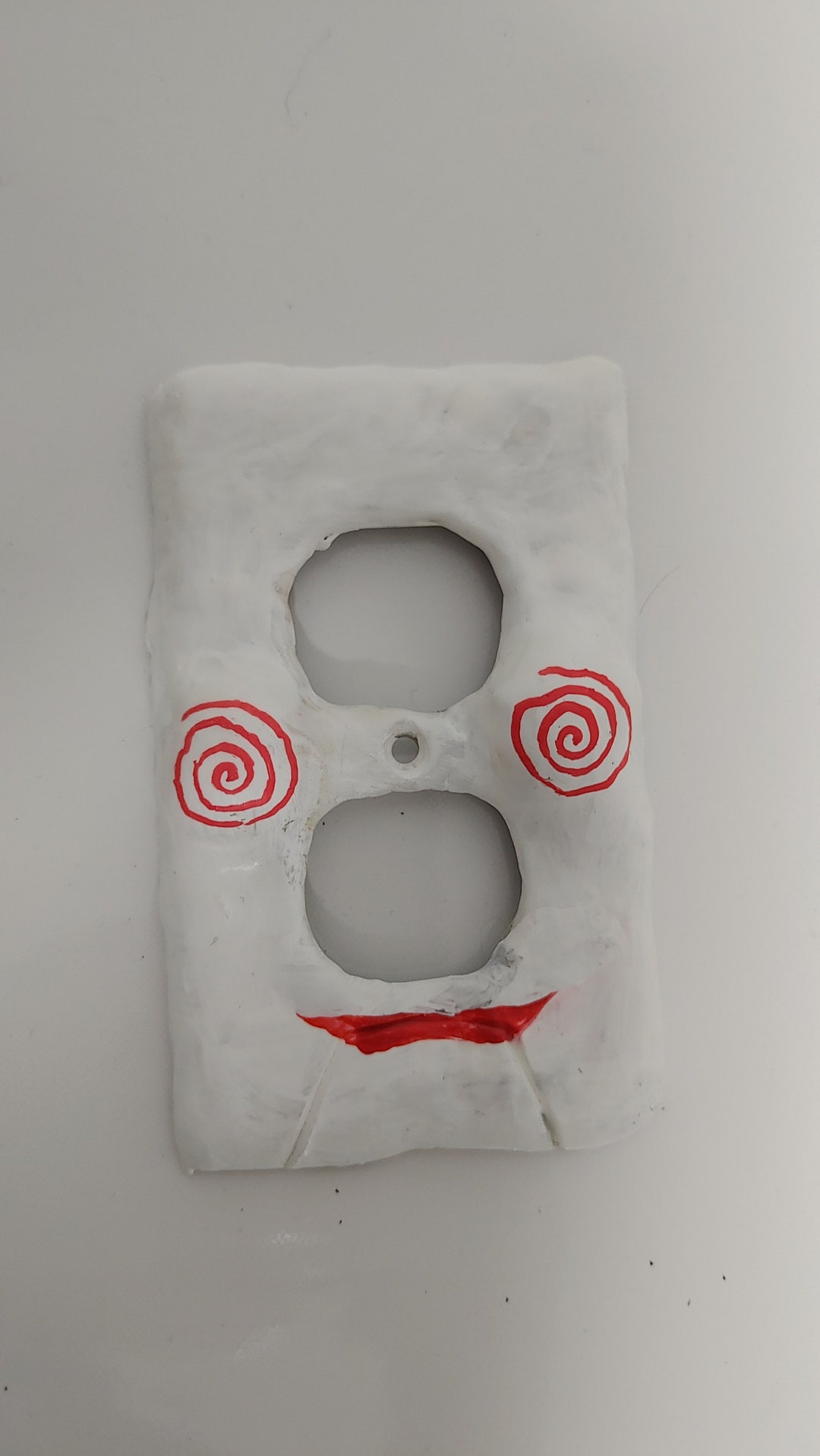 Power Outlet Plug Cover Billy the Puppet From Saw - Etsy