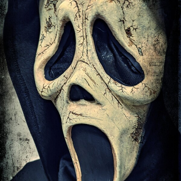 Ghostface Aged Mask - Etsy