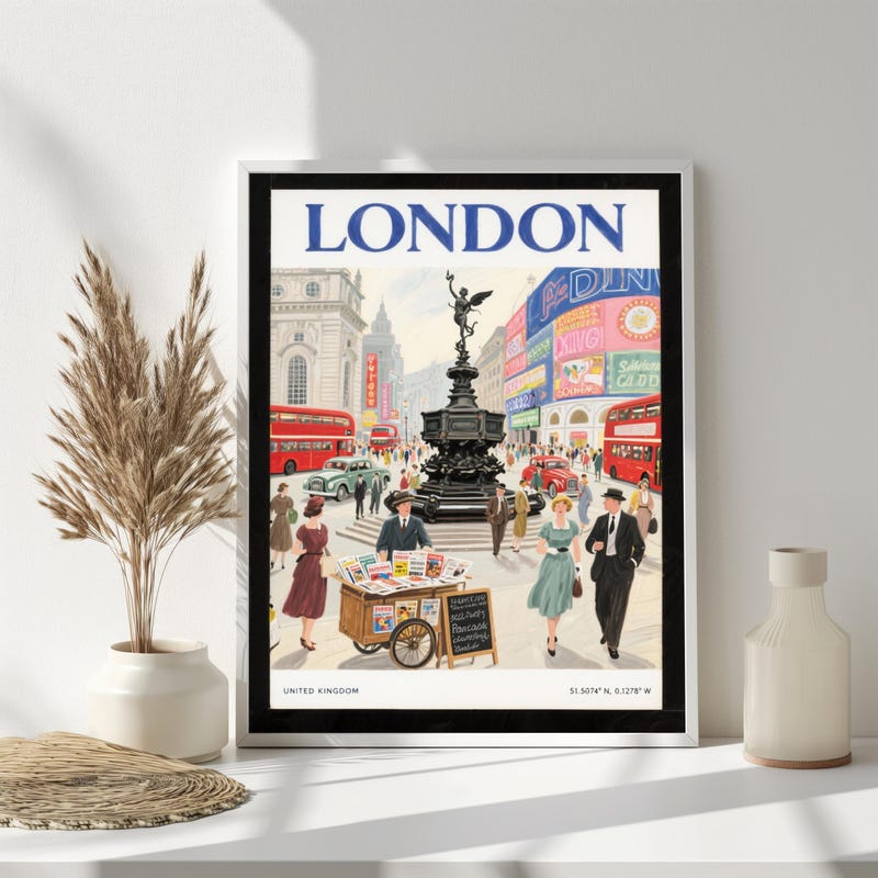 Piccadilly Poster - Etsy UK
