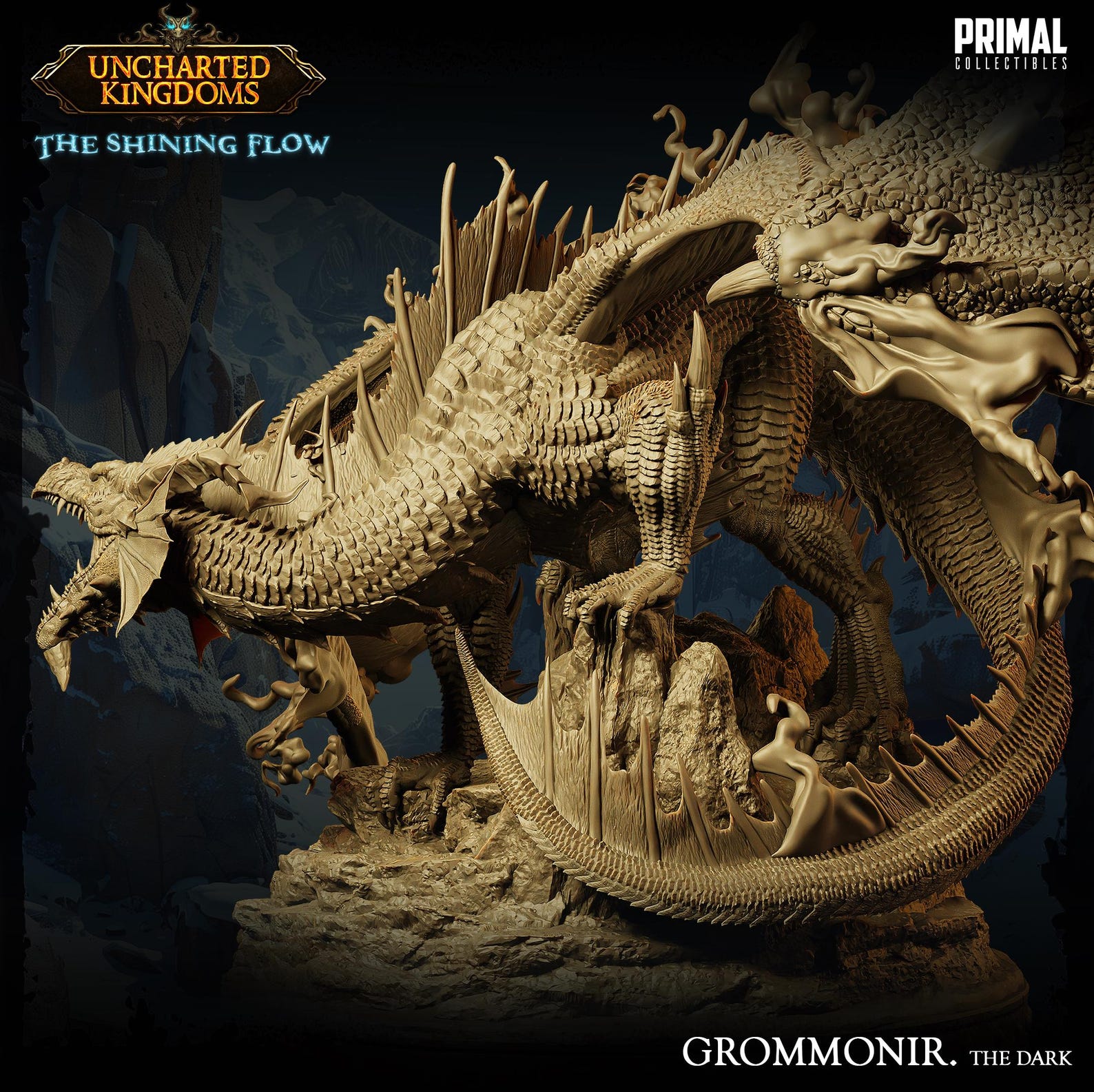 DNDUK - Shimmergloom - Grommonir - Shadow Dragon Miniature - Etsy