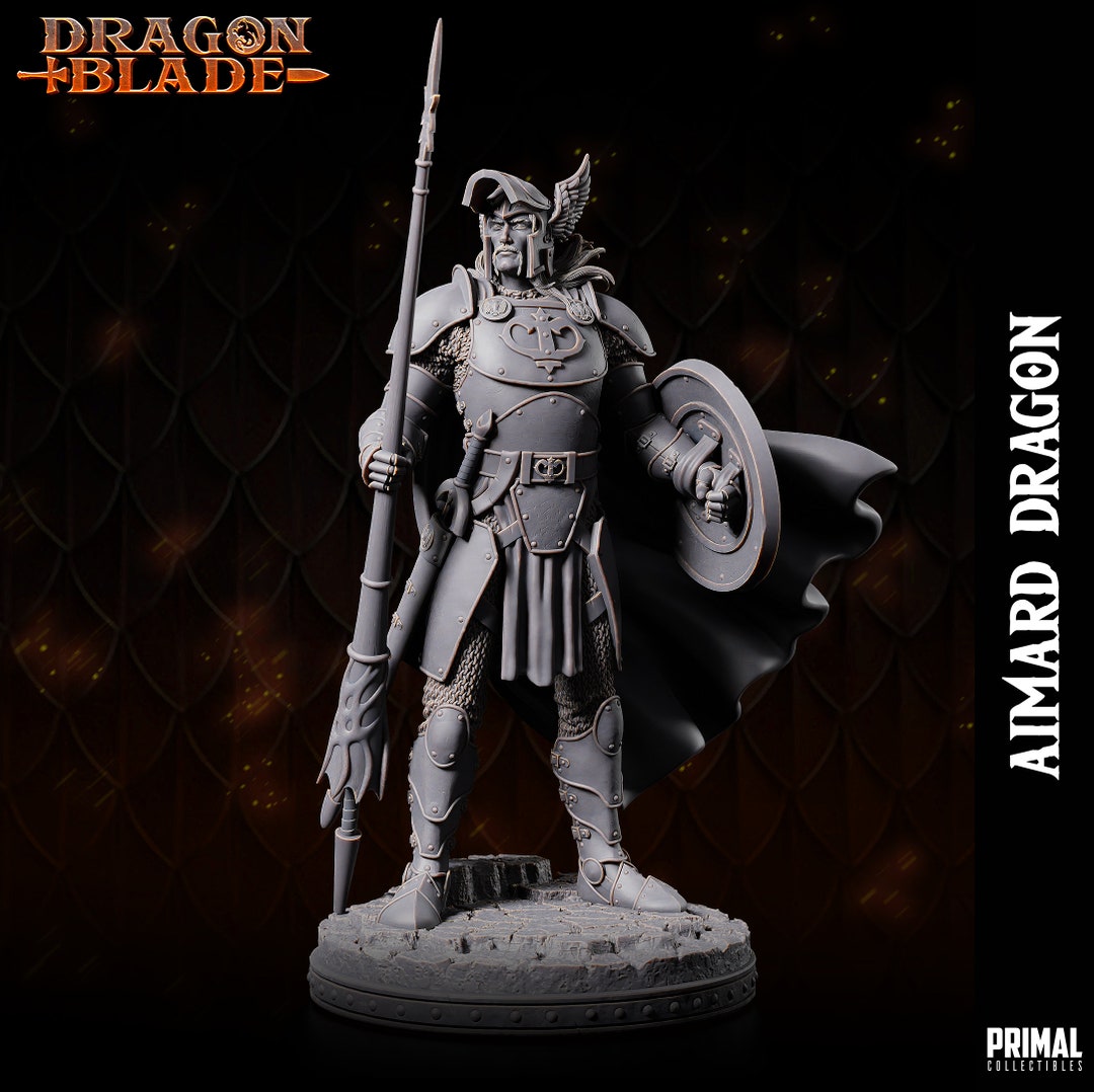 DNDDGL - Huma Dragonbane - Aimard Dragon - Male Fighter Dragonlance ...