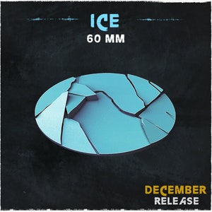 BASES - ICE Themed Frozen Artic Bases for Wargames and Tabletop Twelve ...
