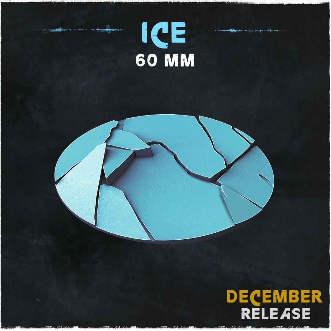 BASES - ICE Themed Frozen Artic Bases for Wargames and Tabletop Twelve ...