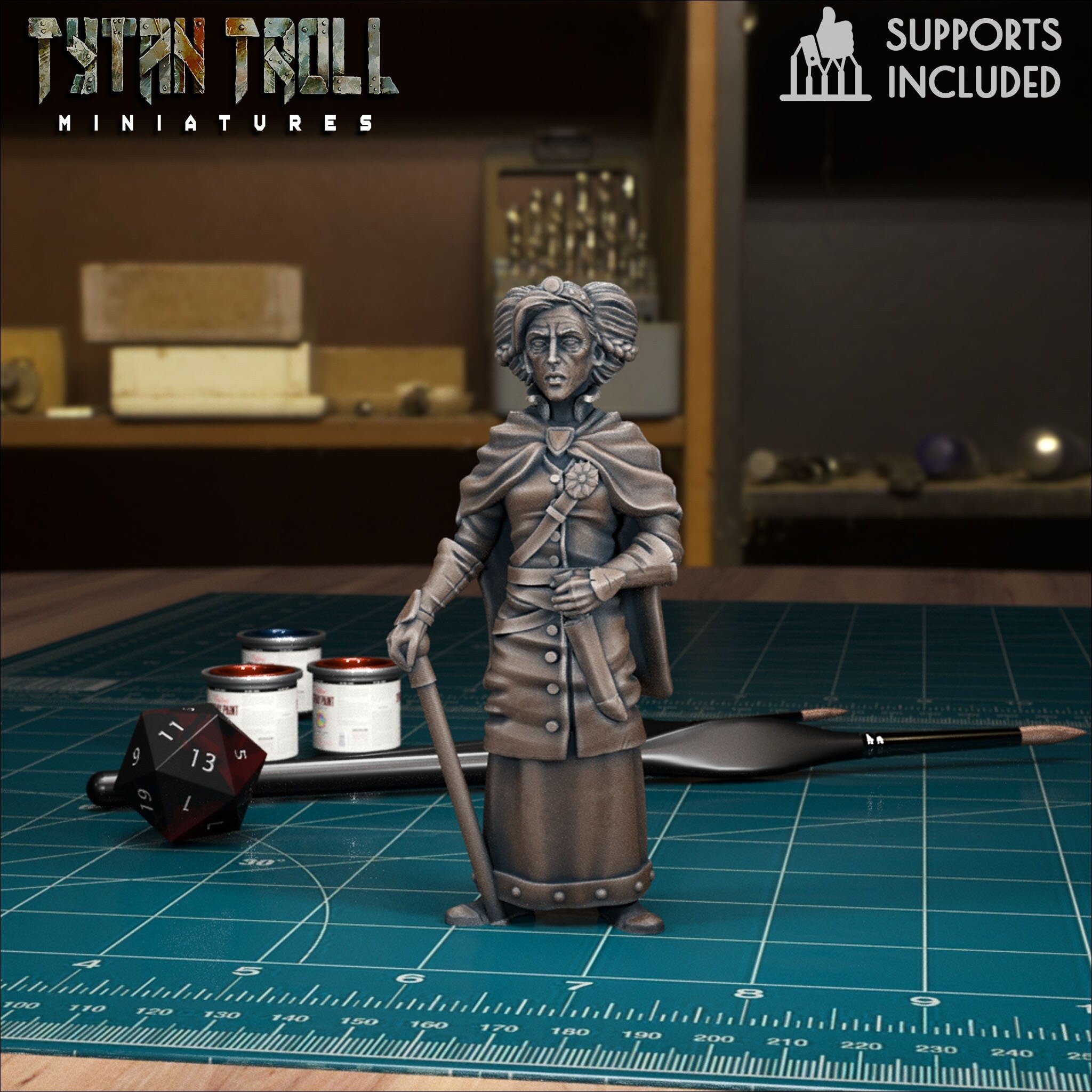 Dndcos - Lady Fiona Wachter - Ambitious Noble Strahd Miniature by ...